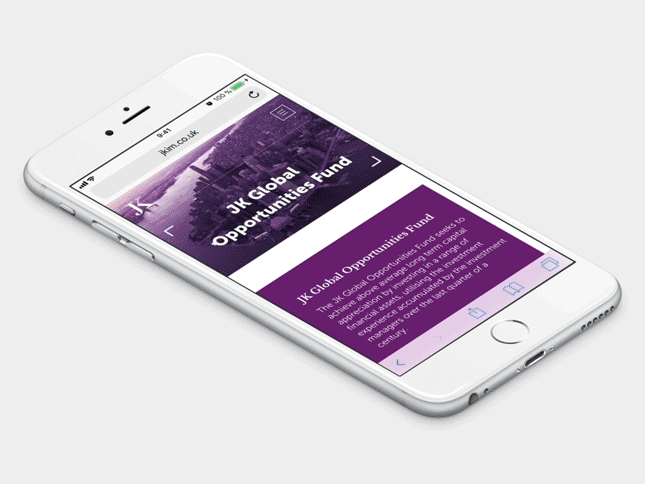 JK Investment Management Website